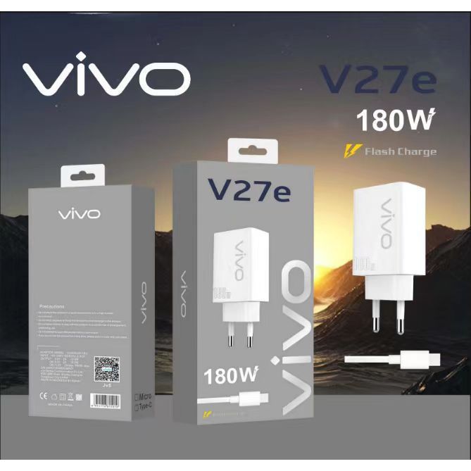 Jual Charger Ori 100% vivo V27E 180W 5G flash charge Support ...
