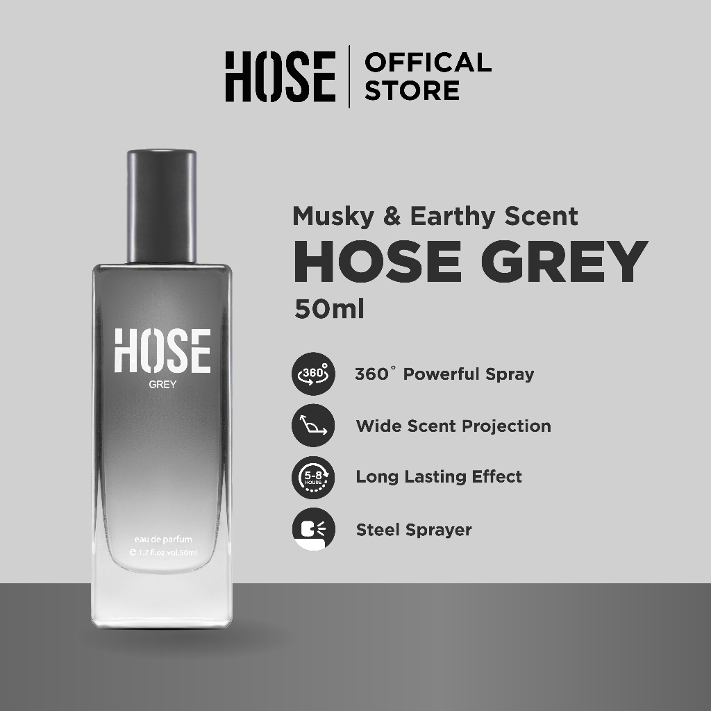 Jual HOSE Eau de Parfum Musky & Earthy Grey 50ml | Shopee Indonesia