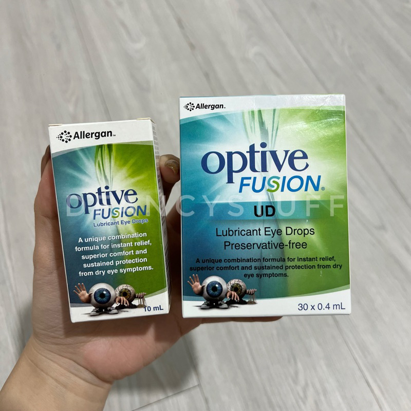 Jual Optive Fusion UD Lubricant Eye Drops 30x0.4ml 10ml Original ...