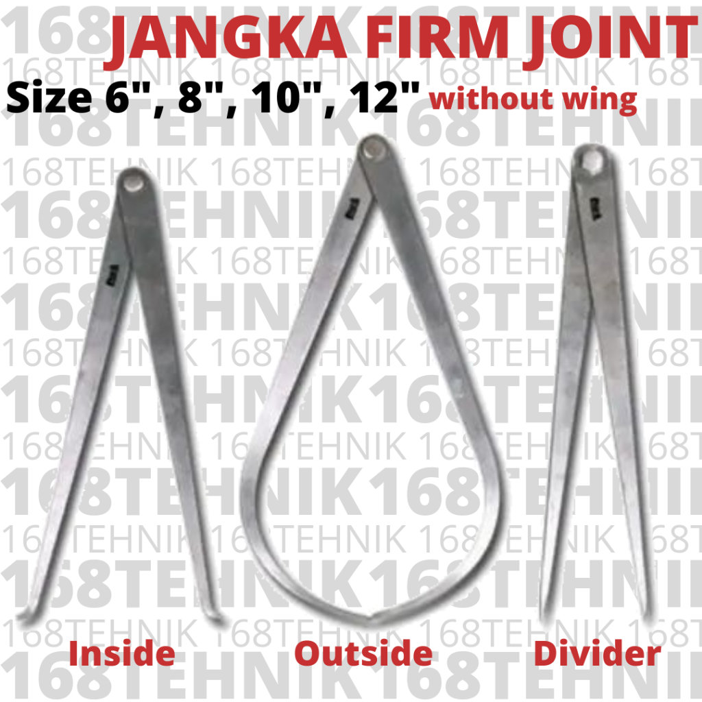 Jual JANGKA LURUS 6" 8" 10" 12" / JANGKA BESI / JANGKA TUSUK / JANGKA ...