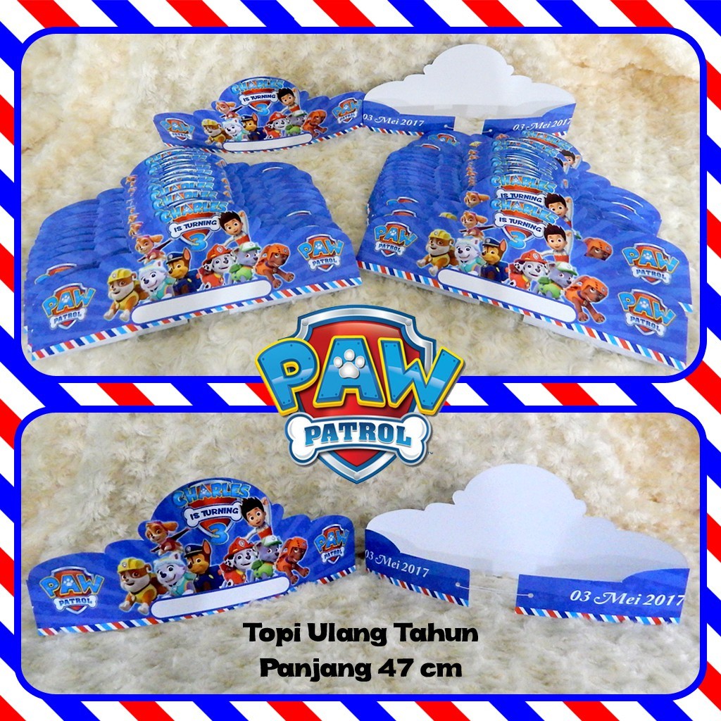 Jual Topi Ulang Tahun Custom Desain (Minimum Order 24 pcs) | Shopee ...