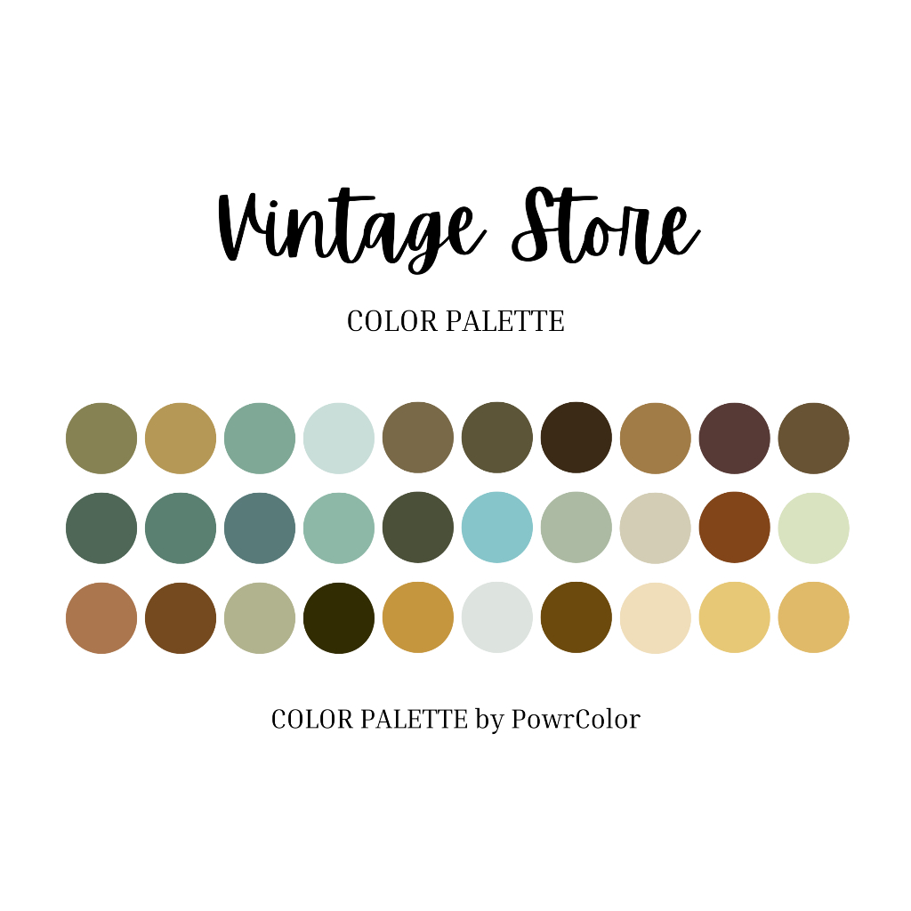 Jual Vintage Store - Digital Color Palette | Shopee Indonesia