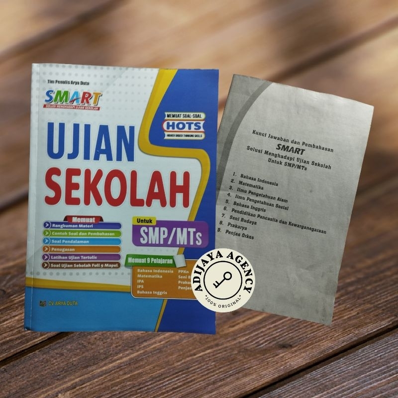 Jual SMART UJIAN SEKOLAH SMP MTS HOTS Arya Duta Plus Kunci Jawaban ...