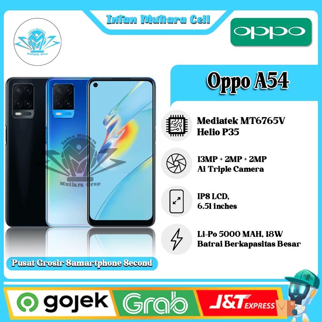 Jual Oppo A54 Ram 4 Rom 128GB (Second) | Shopee Indonesia
