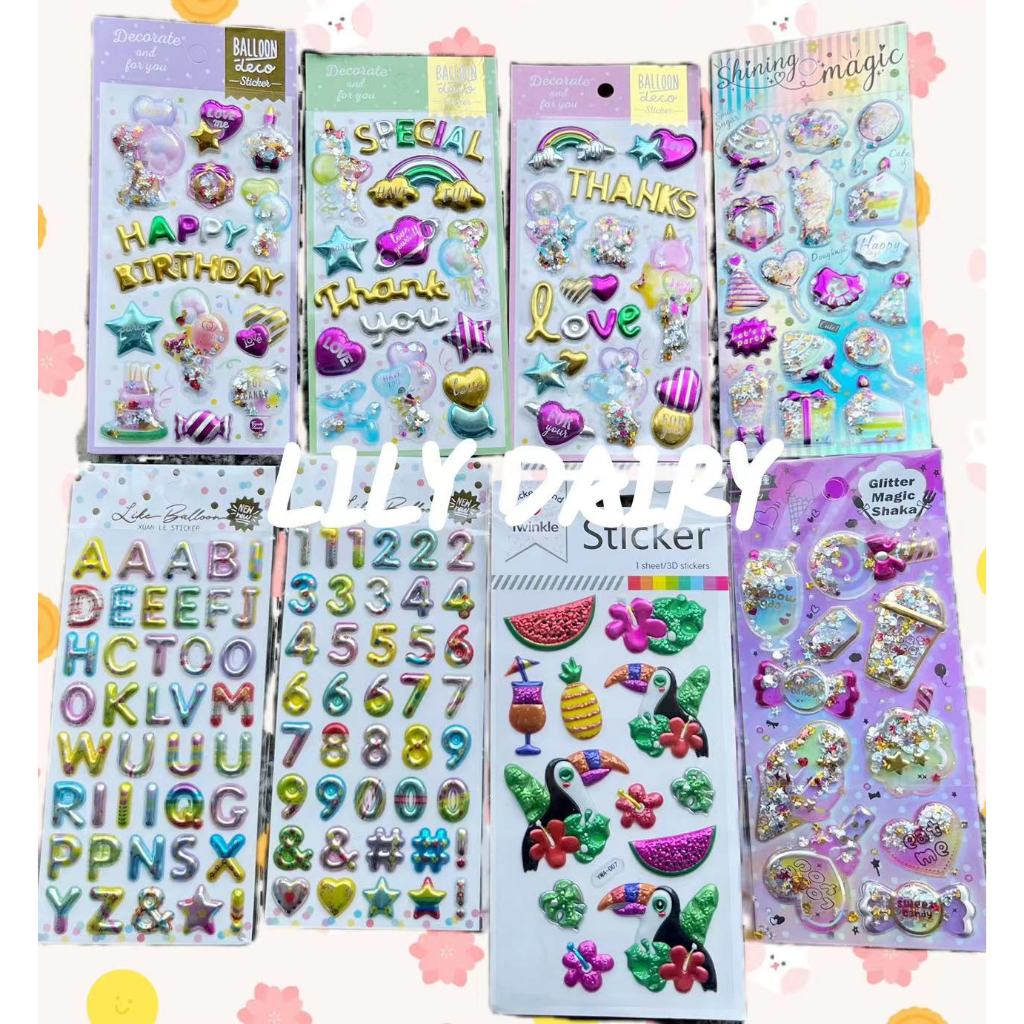Jual Stiker kartun sticker thank you stiker tempelan stiker lucu ...