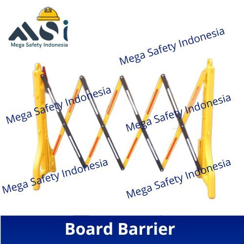 Jual Board Barrier Lipat Plastic Traffic Road Safety Expandable Barrier ...