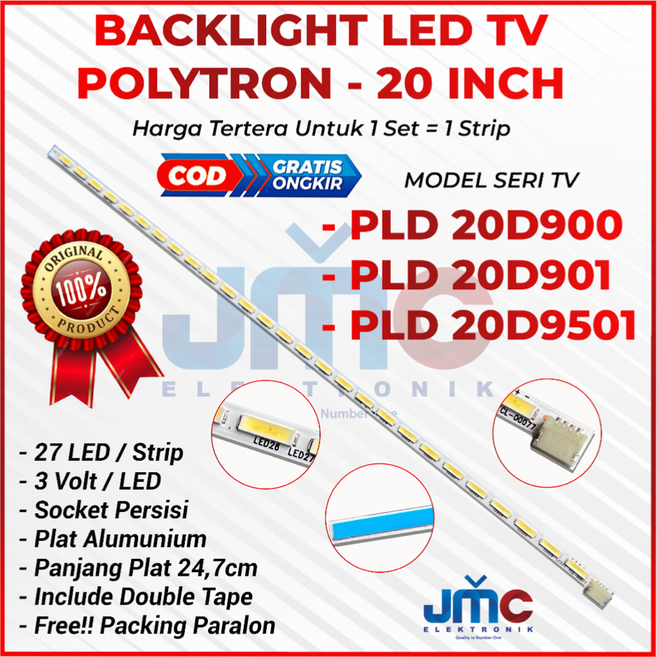Jual BACKLIGHT TV LED POLYTRON 20 INCH PLD 20D900 20D901 20D9501 ...