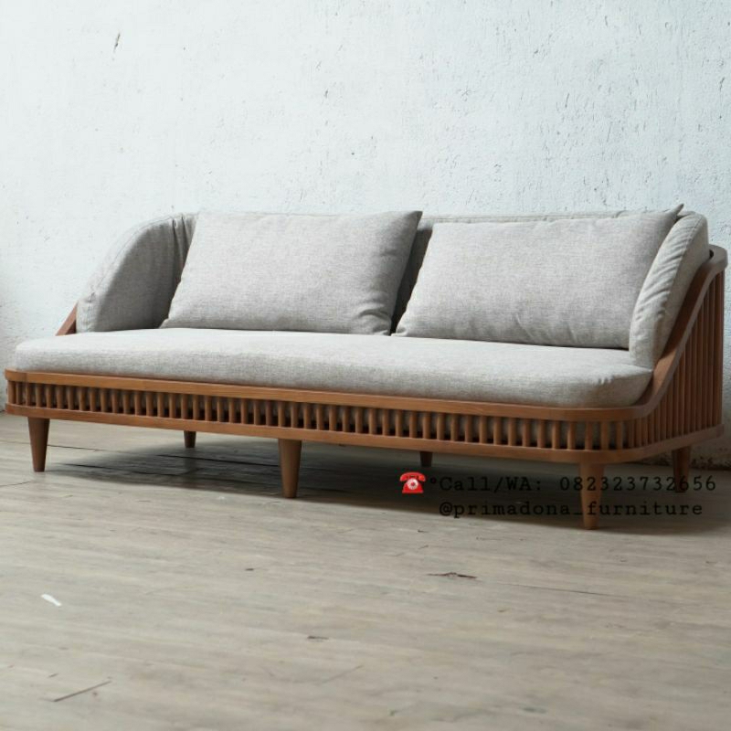 Jual SOFA KAYU JATI JARI JARI SOFA MINIMALIS SOFA KE KINIAN MODEL ...
