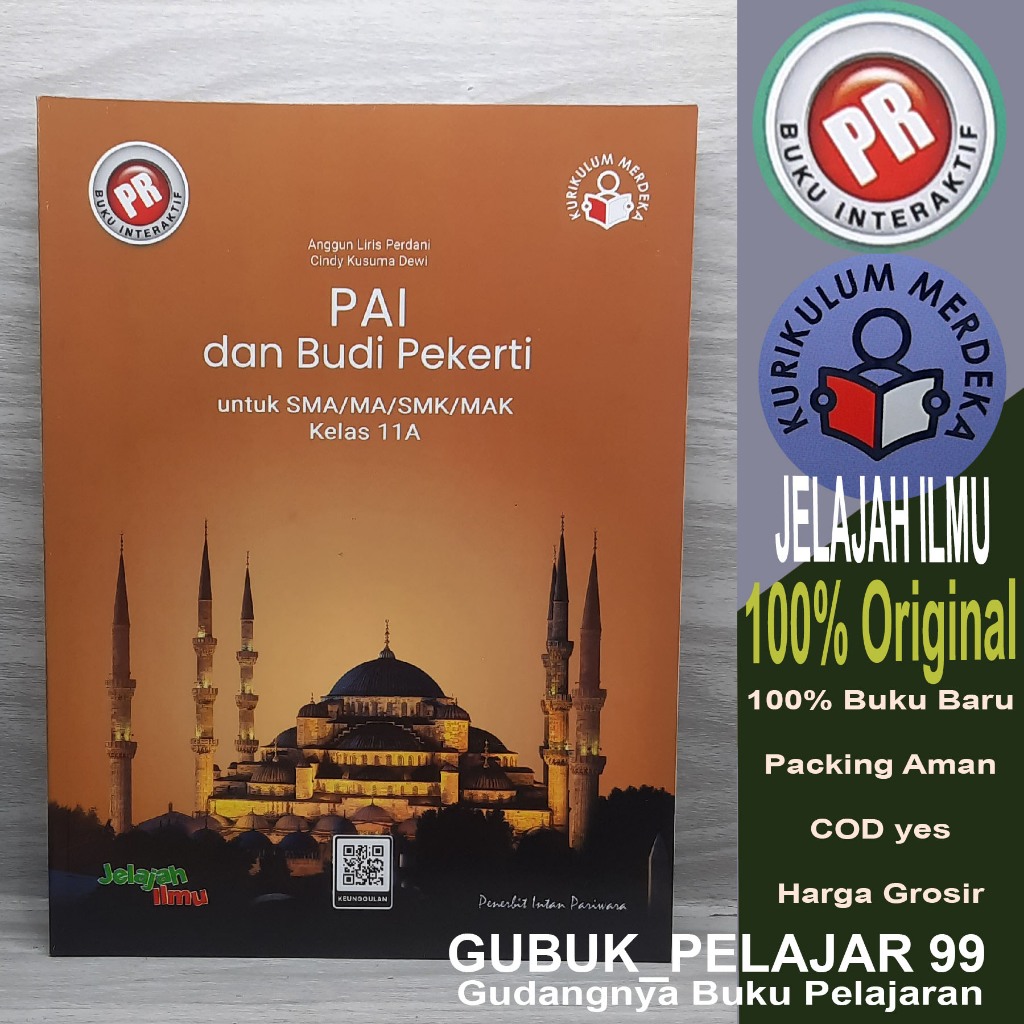 Jual Buku Interaktif PR PAI dan Budi Pekerti 11A Kelas 11 Semester 1 SMA/MA Kurikulum Merdeka ...