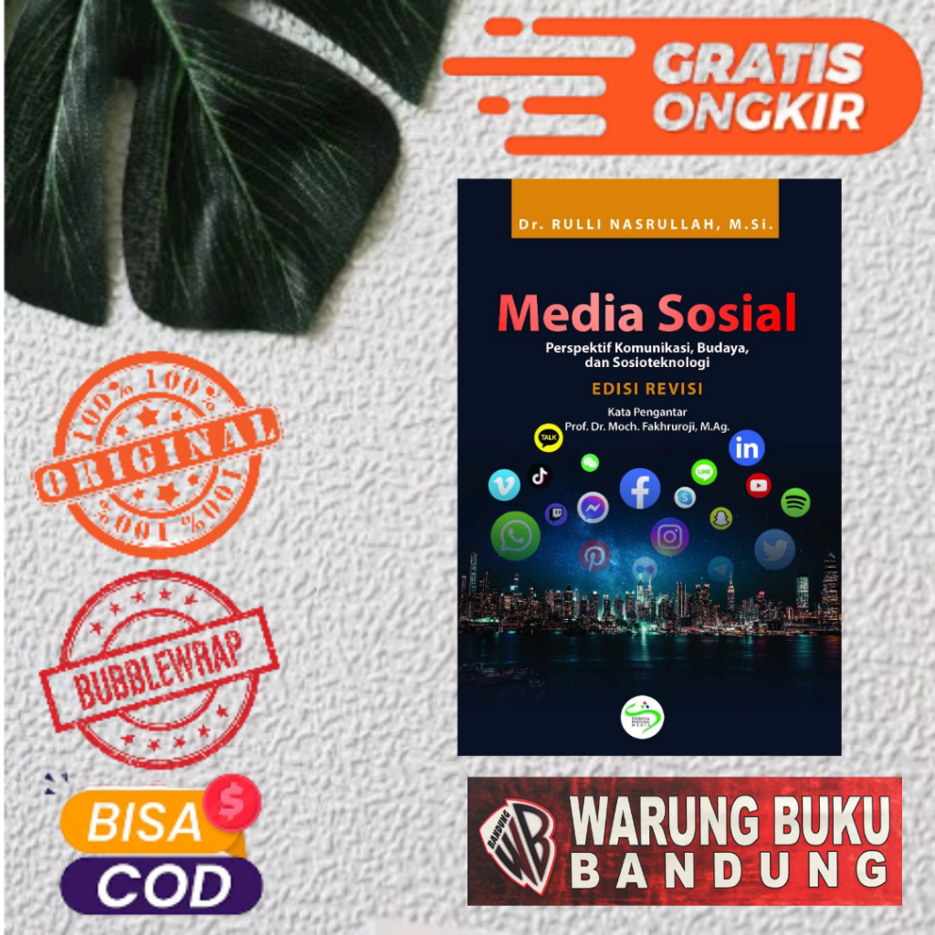 Jual BUKU MEDIA SOSIAL : Perspektif Komunikasi, Budaya, dan Sosioteknologi Edisi Revisi - Dr ...