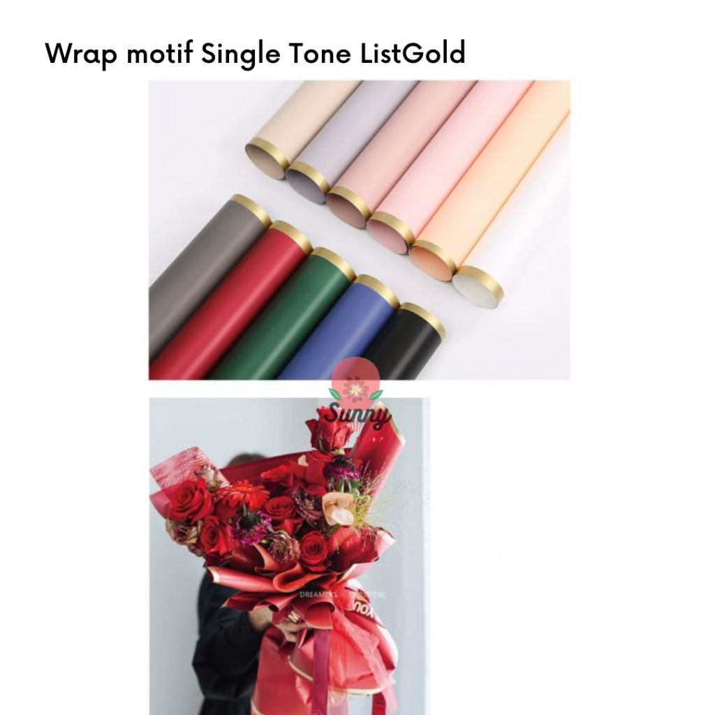 Jual Kertas Wrap motif Single Tone ListGold / WRAP SINGLE TONE LG ...