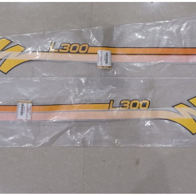 Jual stiker body L300 sticker list body L300 original 1set stiker list ...