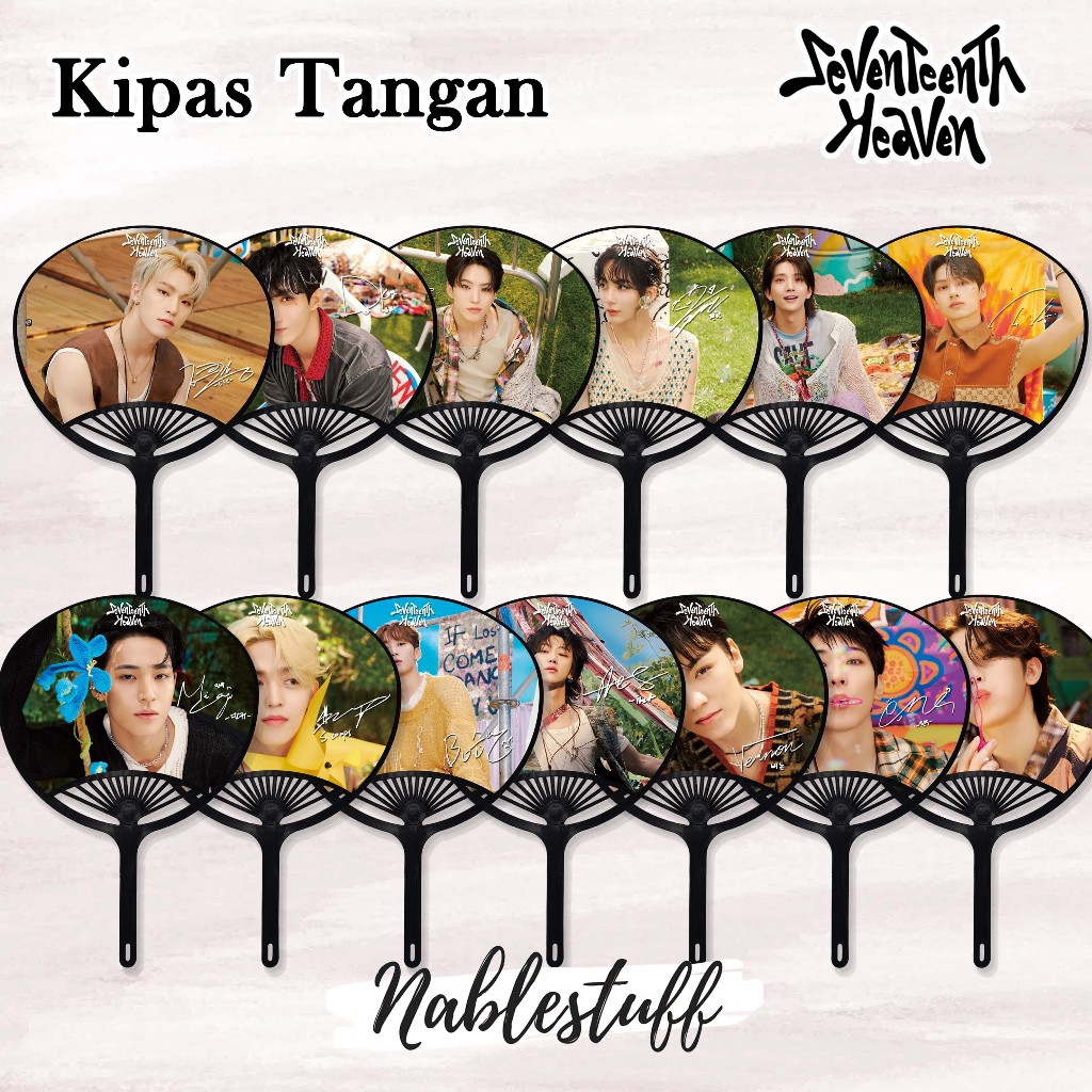 Jual Kipas Tangan Seventeen Seventeenth Heaven PM 2:14 Ver // Kipas ...
