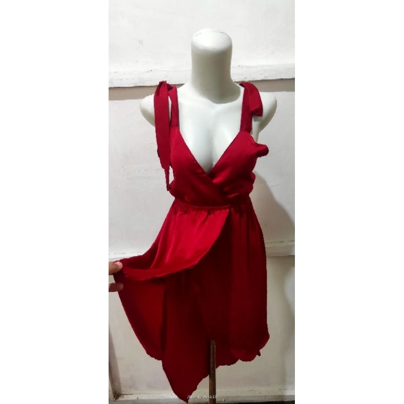 Jual dress merah | Shopee Indonesia