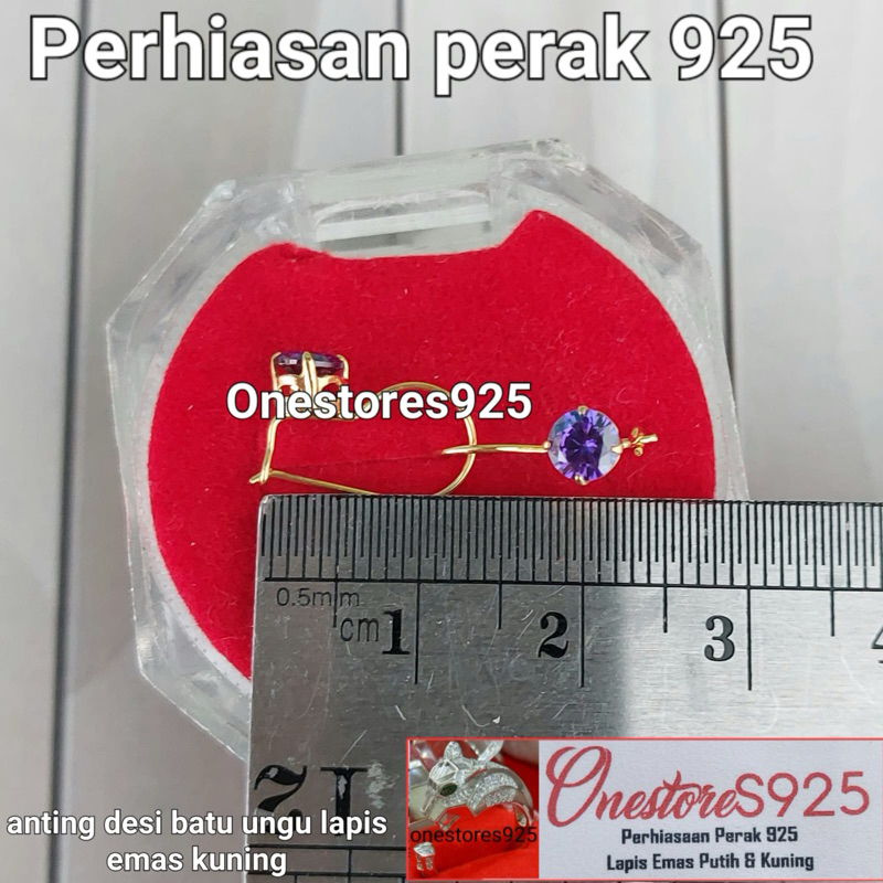 Jual ANTING BAYI MODEL MODEL PERAK ASLI 925 LAPIS EMAS KUNING | Shopee Indonesia