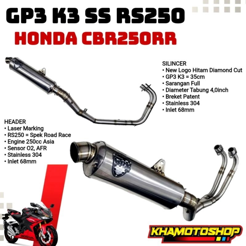 Jual WRX GP3 K3 SE SS RS250 CBR250RR Spek Asia / Open | Shopee Indonesia