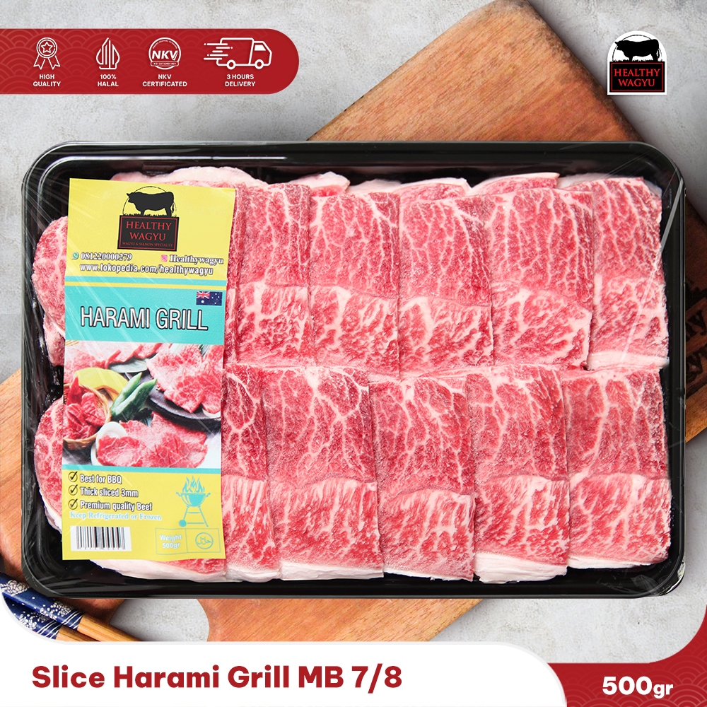 Jual Harami Grill - The Butcher Secret Beef Slice 500 Gram Healthy ...