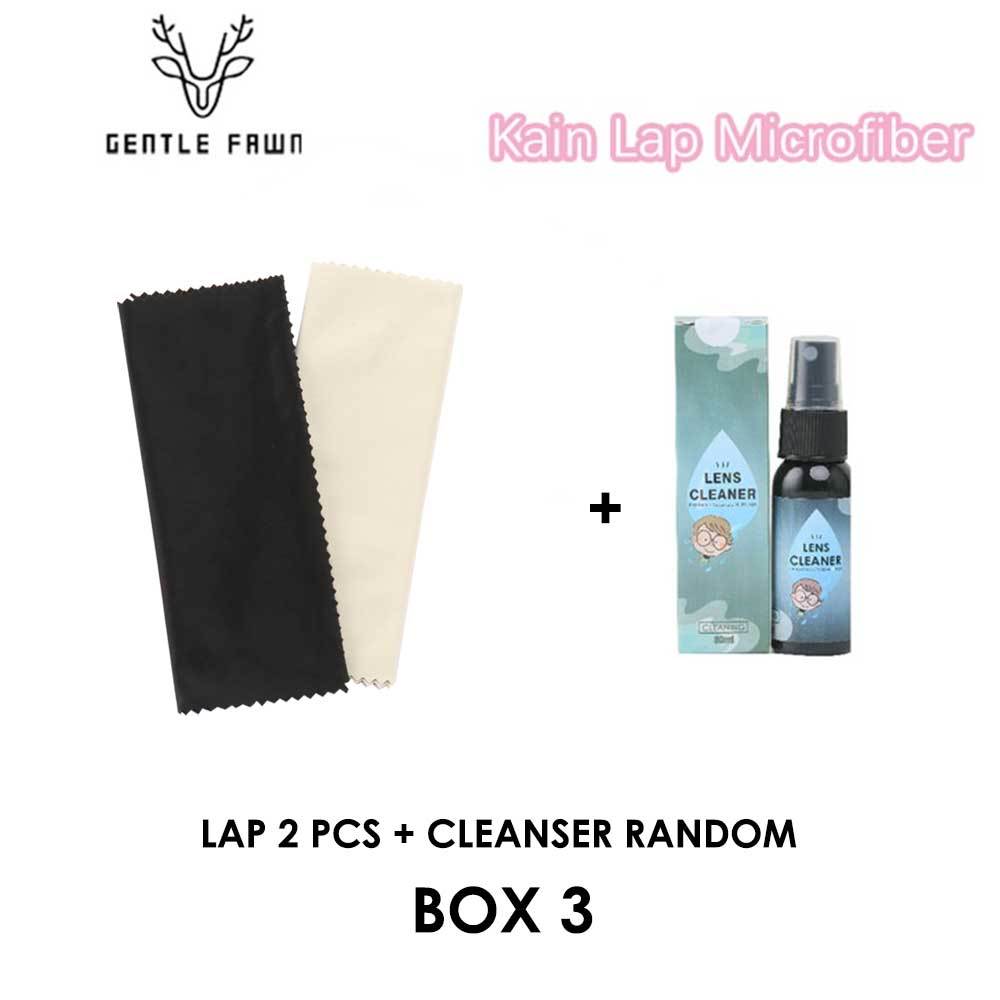 Jual GENTLE FAWN Kain Lap Microfiber Serat Halus Lap Lensa kacamata ...