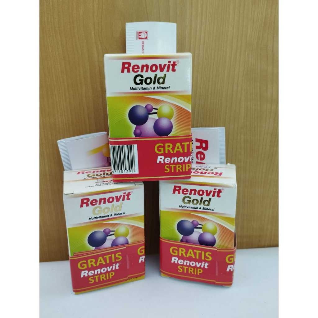 Jual RENOVIT GOLD MULTIVITAMIN untuk usia 50 tahun ke atas yang ...