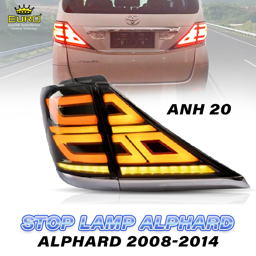 Jual STOP LAMP LAMPU BELAKANG TOYOTA ALPHARD ANH 20 2008-2014 SMOKE ...