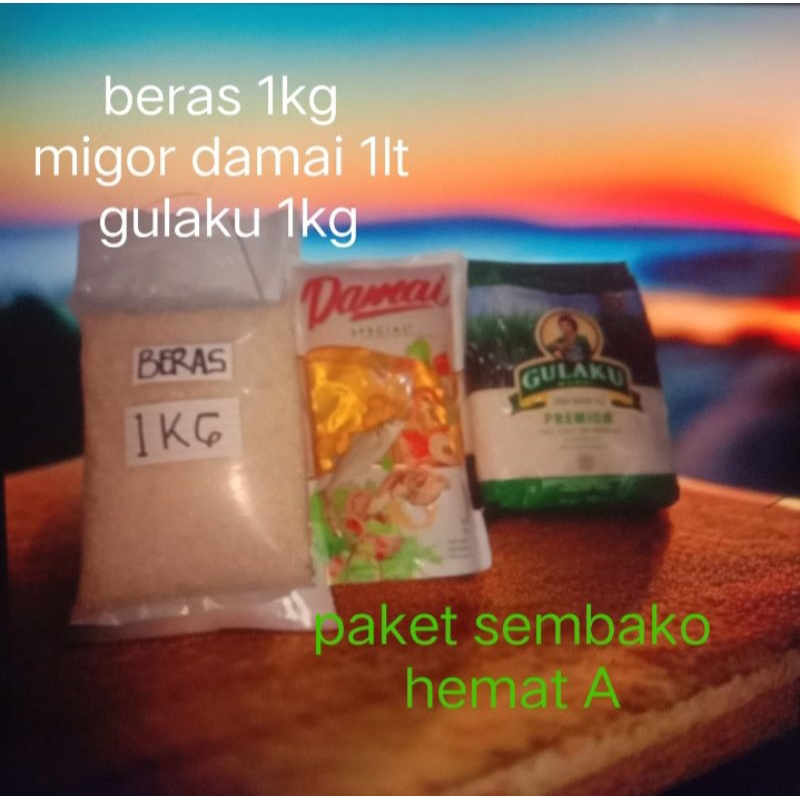 Jual sembako parsel // gula // beras // minyak // kopi // teh // kecap ...