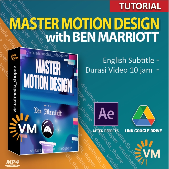 Jual TUTORIAL MASTER MOTION DESIGN WITH BEN MARRIOTT ANIMATION COURSE DESIGN AE ANIMASI | Shopee ...