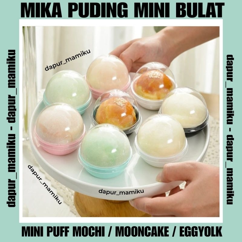 Jual DAPURMAMIKU ( Mika Puff Mika Puding Bulat Mini ) Mika Mochi kecil Mika mooncake mika kue ...