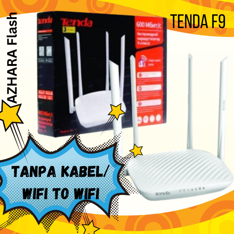 Jual PENGUAT SINYAL WIFI TENDA F9 tanpa kabel langsung wifi to wifi ...