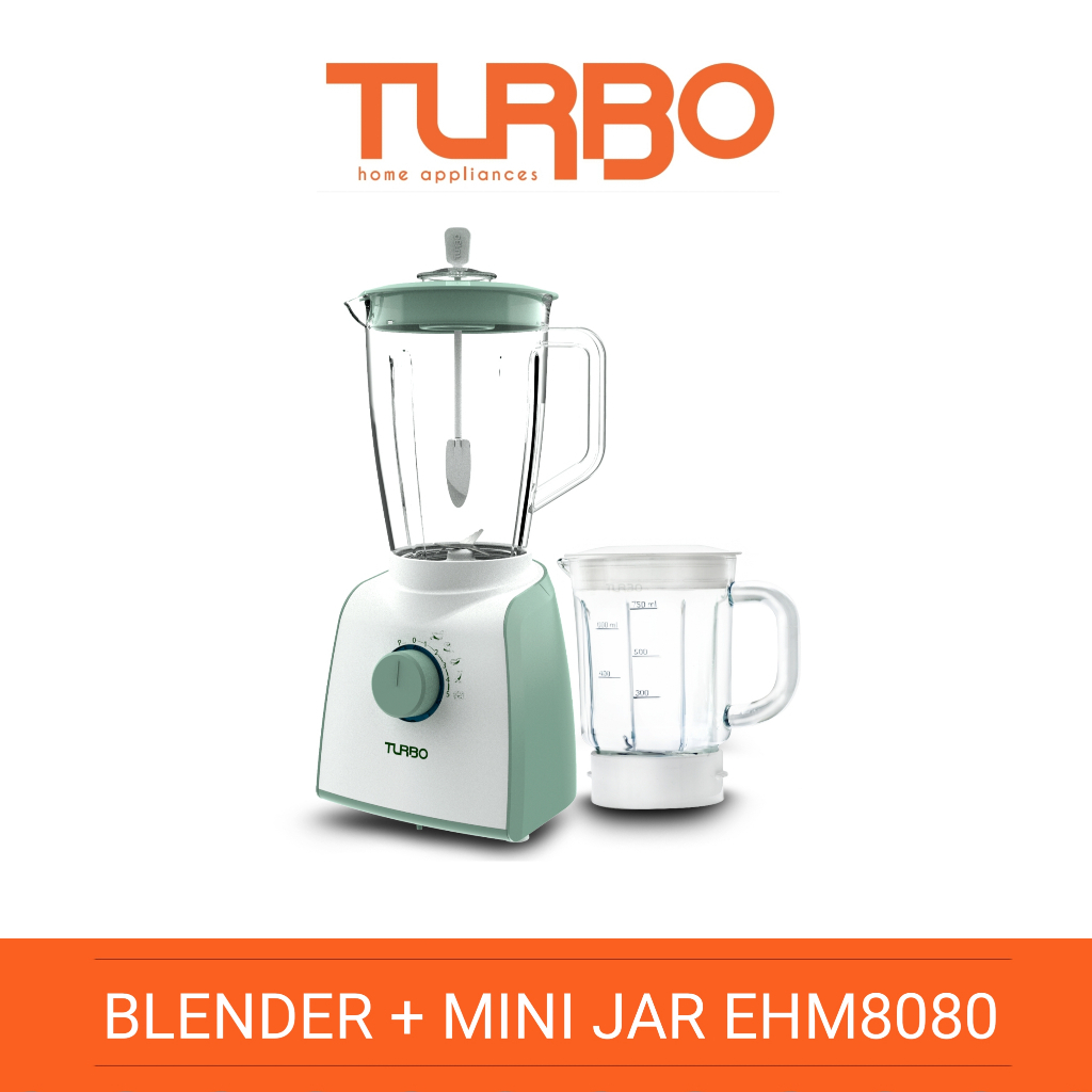 Jual BLENDER TURBO WITH MINI JAR EHM 8080 | Shopee Indonesia