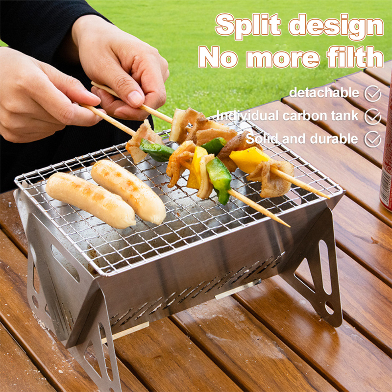 Jual 【Anbolt-Toko bendera】 Rak BBQ Portable Alat Panggang Barbeque ...
