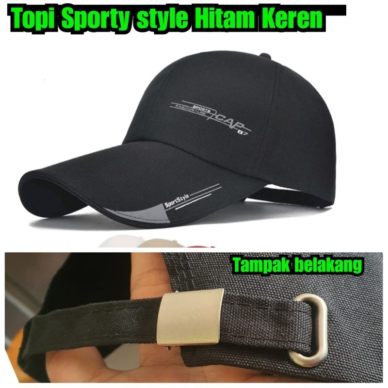 Jual Topi sporty cap topi baseball topi sportstyle Topi fashion keren ...