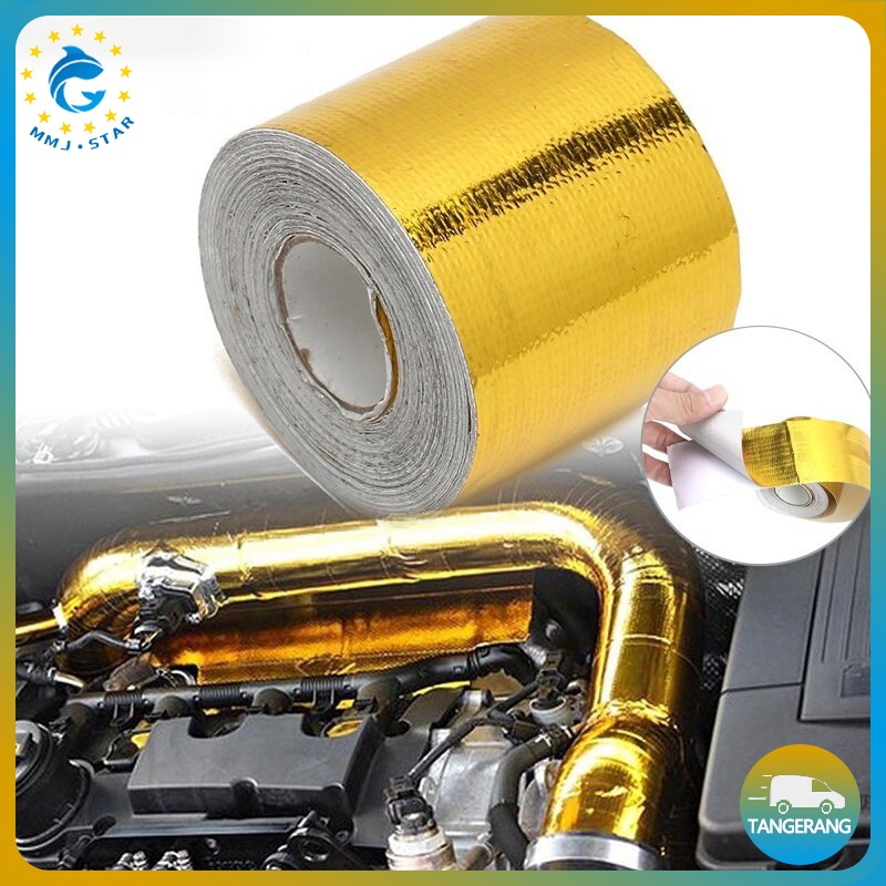 Jual 【5 CM x 5 M】Exhaust Wrap Lakban Peredam Panas Knalpot/Bungkus ...