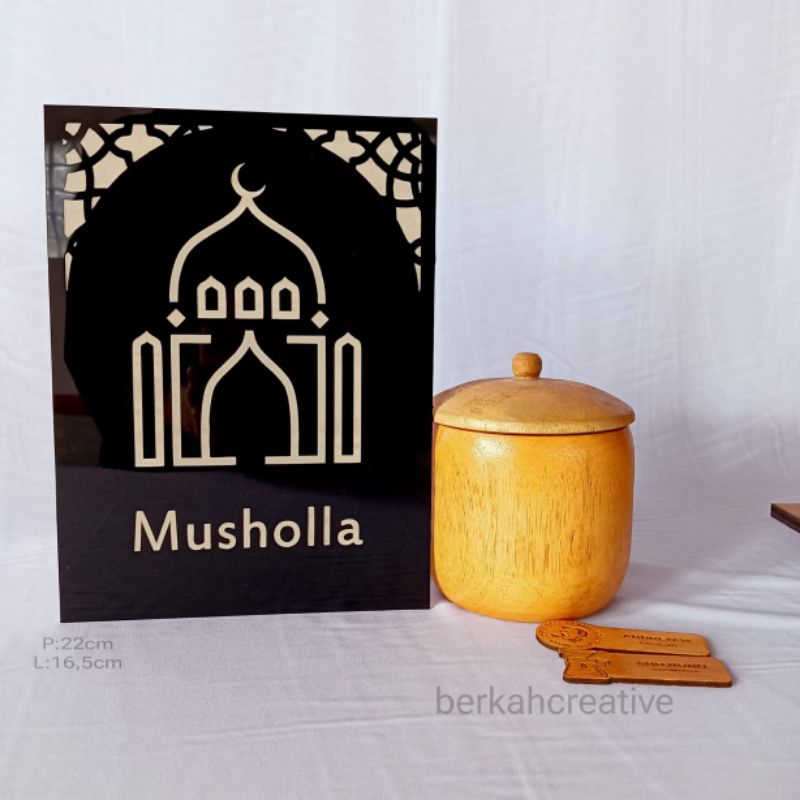 Jual Papan Tanda Mushola | Sign Mushola | Shopee Indonesia