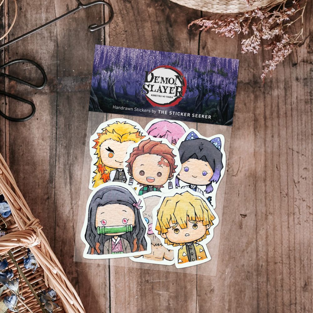 Jual THE STICKER SEEKER Anime Fanart Sticker Pack / Stiker Die Cut ...