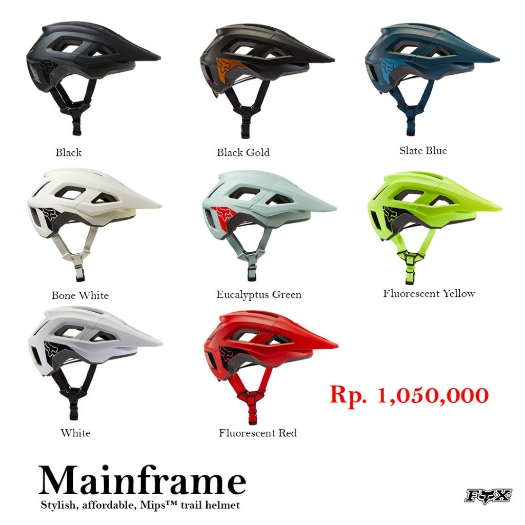 Jual HELM FOX MAINFRAME MIPS ORIGINAL - helm sepeda mtb openface ...