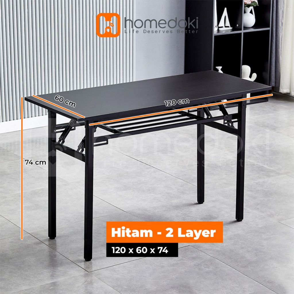 Jual Homedoki Meja lipat / Meja Belajar / Meja Minimalis /Meja Kantor / Meja Kerja / Meja Makan ...