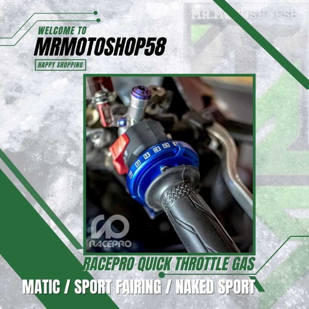 Jual GAS SPONTAN RACEPRO THROTTLE QUICK GAS VARIO BEAT NMAX MATIK SPORT NAKED VIXION 2 KABEL ...