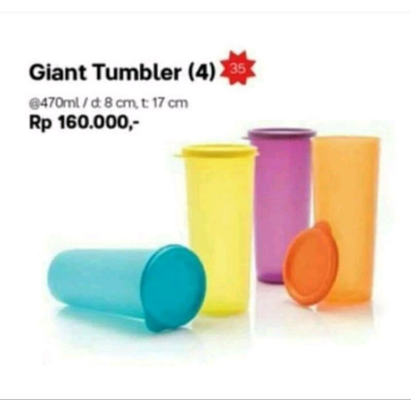 Jual Giant Tumbler tupperware (bekas) | Shopee Indonesia