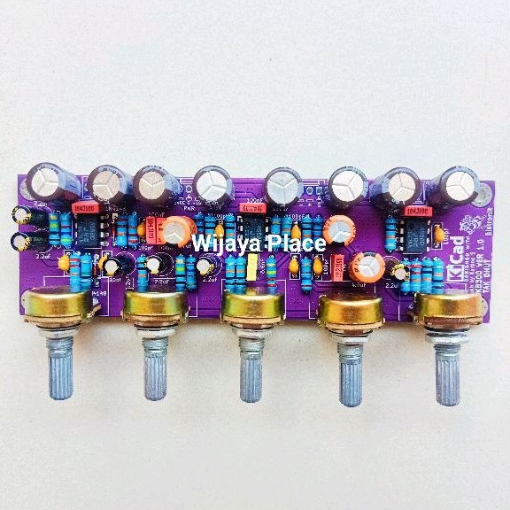 Jual Kit peavey KB 300 preamp kendang tak dut pcb double layer original ic full update komponen ...