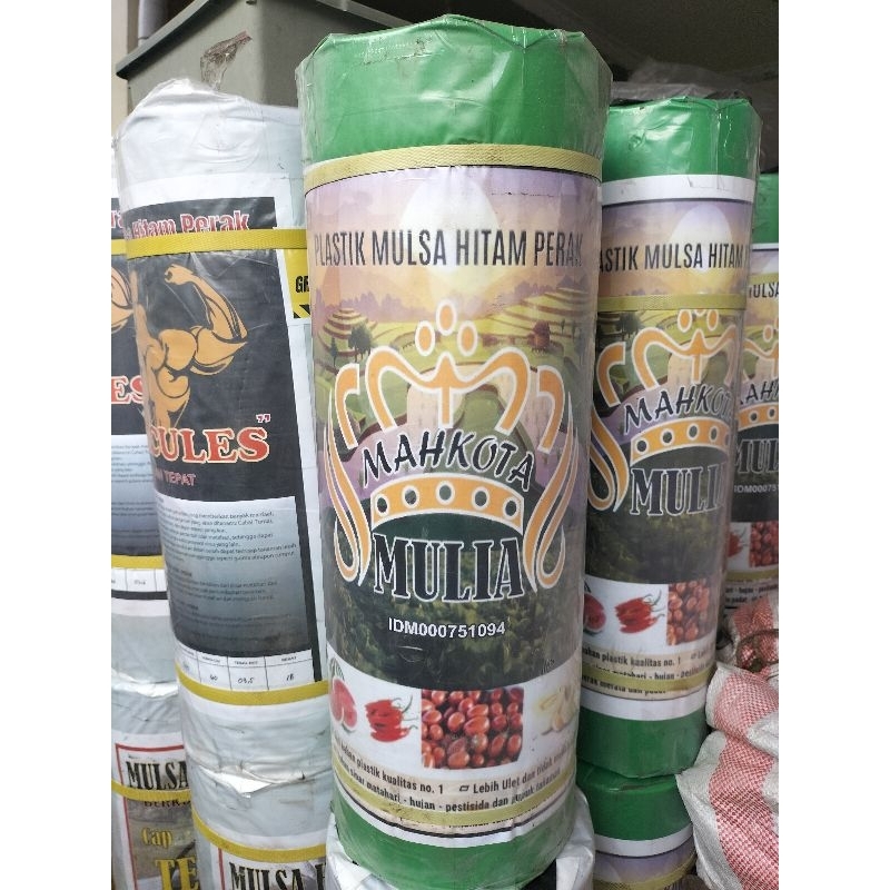 Jual PLASTIK MULSA ROLL 500 METER DAN 530 METER LEBAR 120 CM ROLL ...