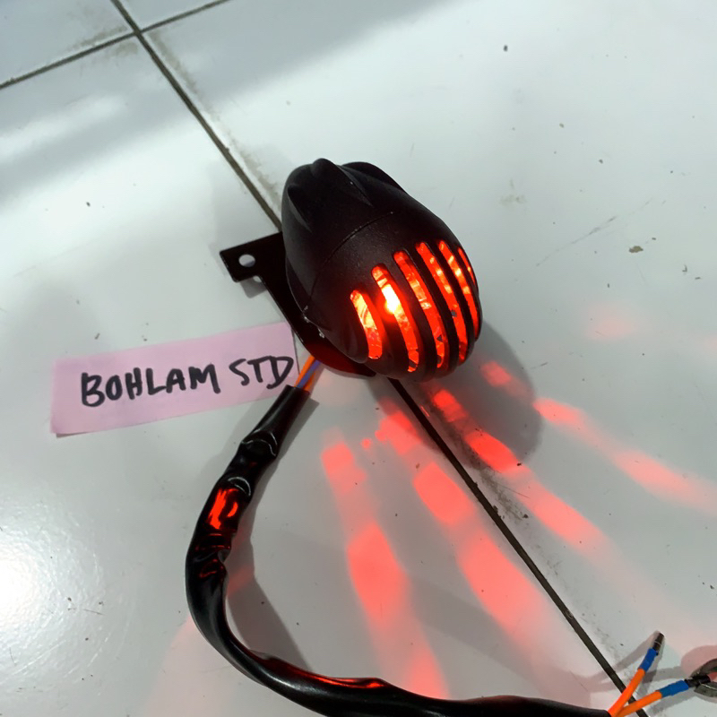 Jual Stoplamp Lampu Stop Belakang Tralis Besi Custom Classic Japstyle ...