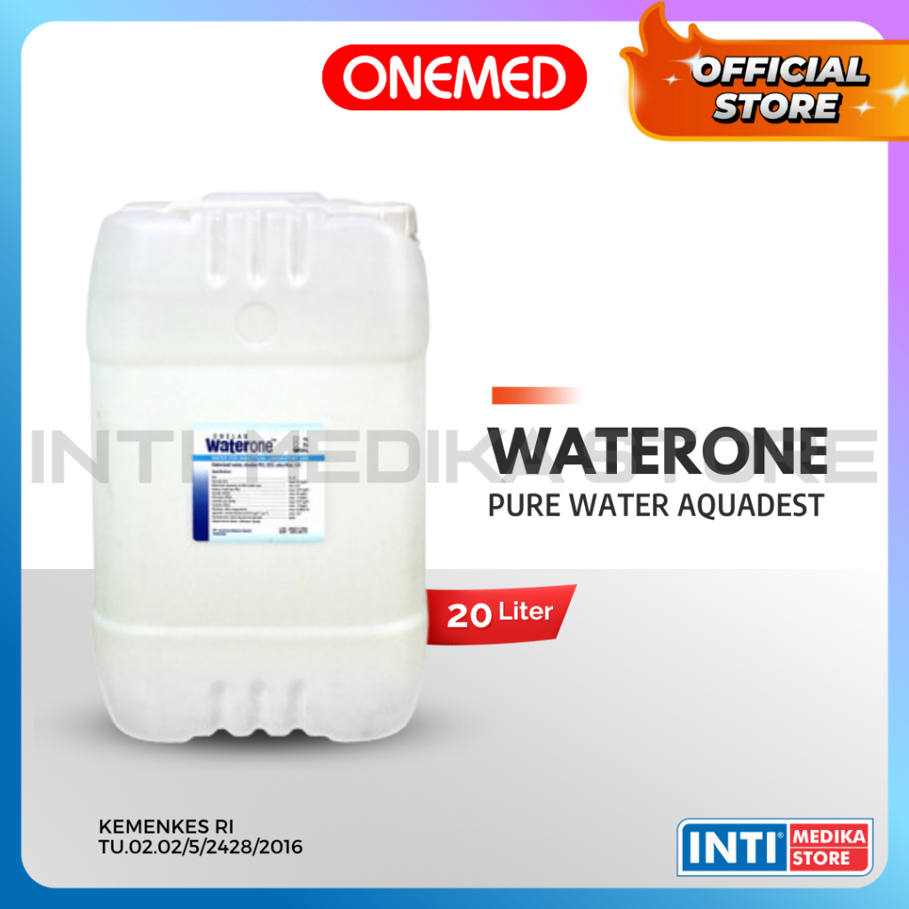 Jual ONEMED - WATERONE 20 Liter | Pure Water Aquadest | Air Tabung ...