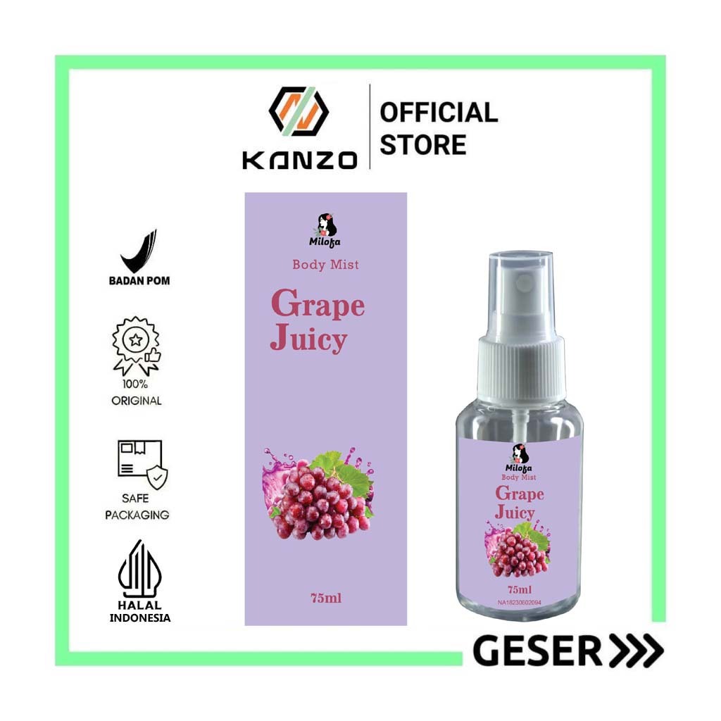 Jual Kanzo - [BPOM] Parfum Body Mist Milofa 75ml Best Seller / Parfum ...