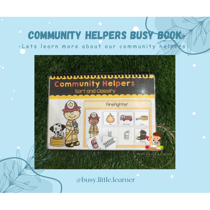 Jual Community Helpers Busy Book / busy book / buku edukasi anak ...