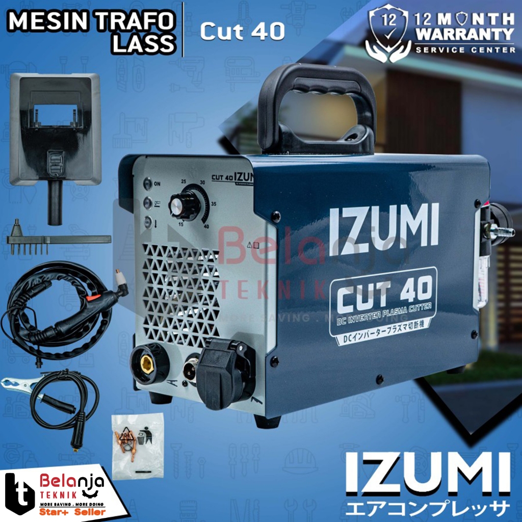 Jual Izumi Mesin Plasma Cut 40 Trafo Las Listrik Cutting Welding ...