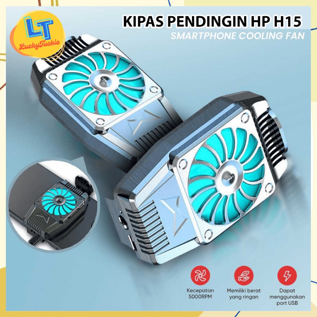 Jual KIPAS ANGIN PENDINGIN HP H-15 GAMING UNIVERSAL / RADIATOR KIPAS ...