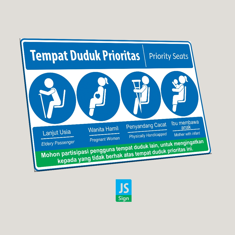 Jual STICKER TEMPAT DUDUK PRIORITAS | Shopee Indonesia