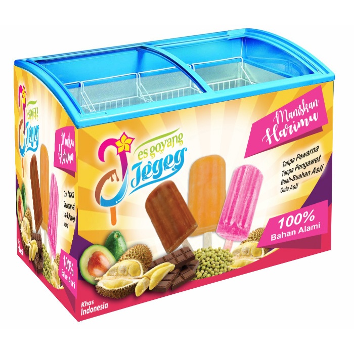 Jual Stiker Freezer kulkas frozen food Ice cream A | Shopee Indonesia