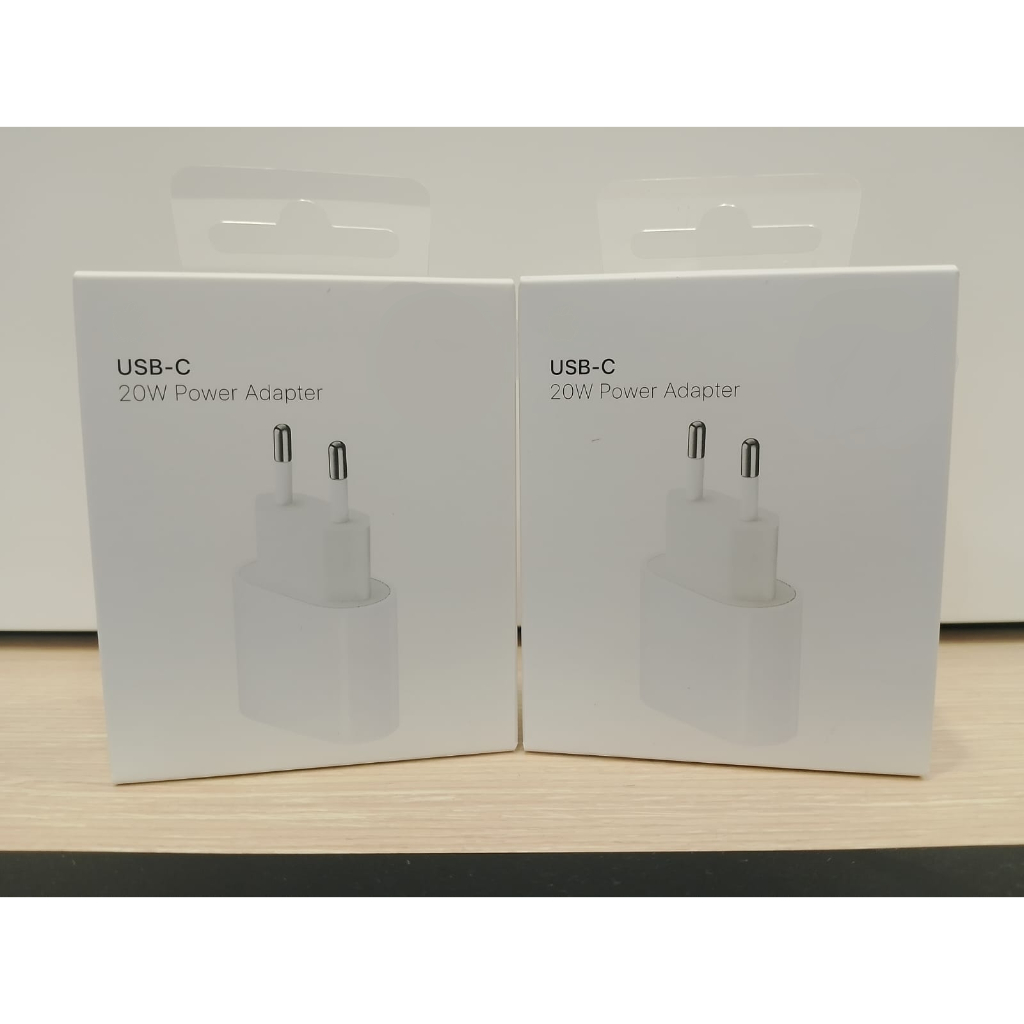 Jual ADAPTER TRAVEL IPHONE 20W USB-C RESMI ORIGINAL | Shopee Indonesia