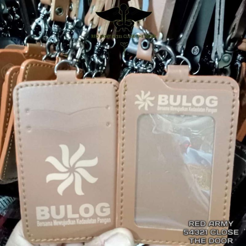 Jual Holder ID Card Tali Lanyard Name Tag Logo BULOG | Shopee Indonesia